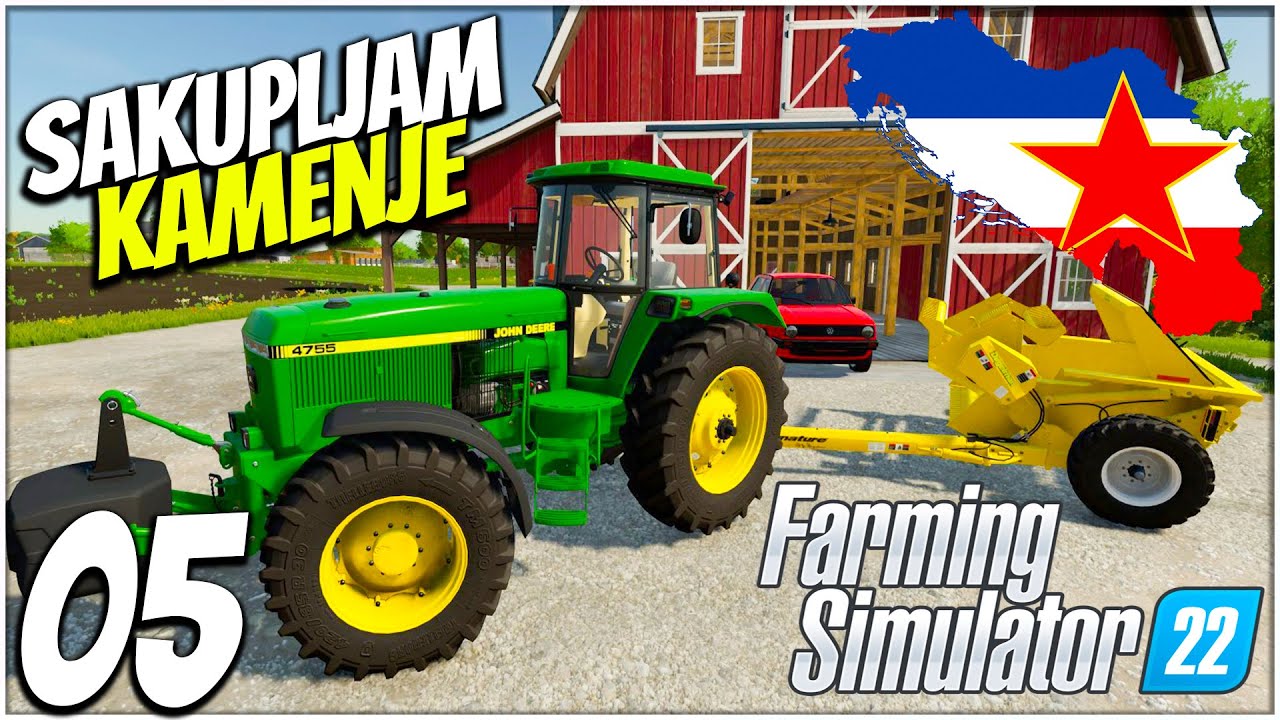 YUGO FARMA - FARMING SIMULATOR 22 *Sakupljač kamena* EP5 - YouTube