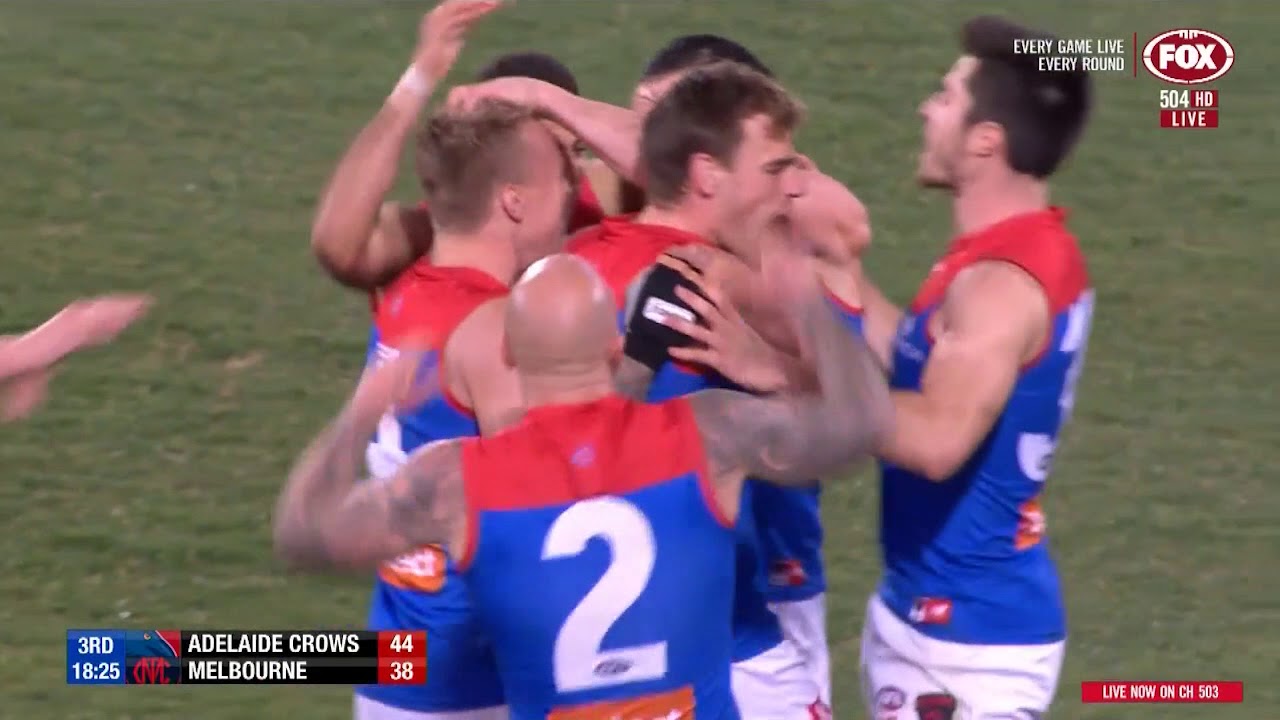 Jordan Lewis: Two Goals - Round 19, 2018 - YouTube