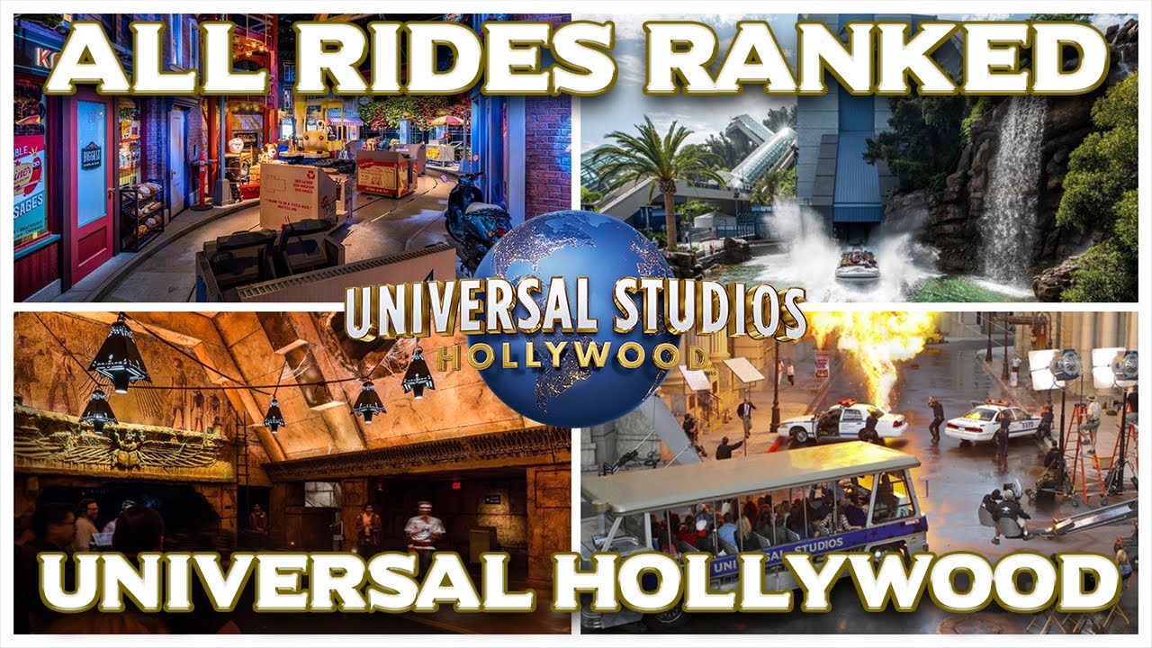 All Rides at Universal Hollywood RANKED - YouTube