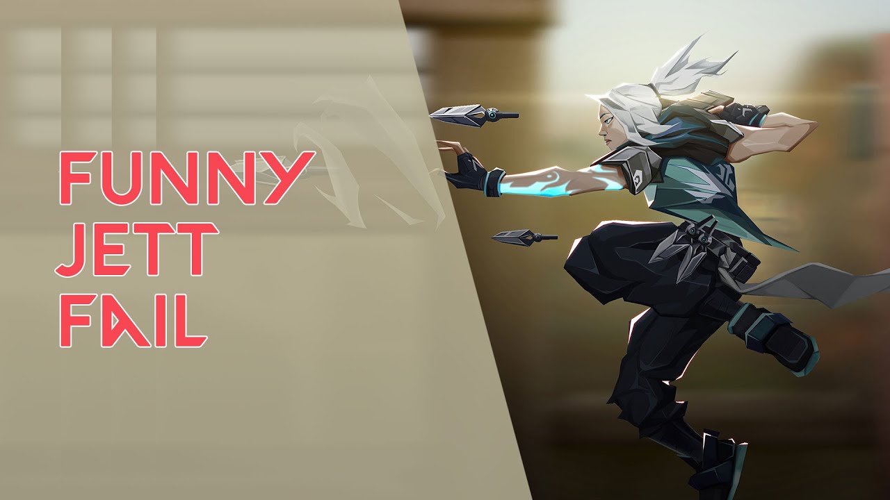 Funny Jett fail | Valorant Moments | Gamecourse - YouTube