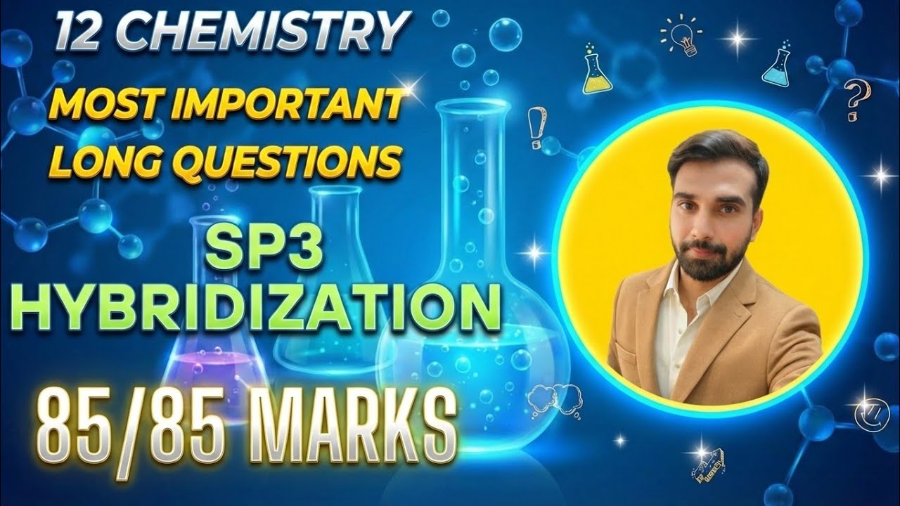 12 class chemistry|| chapter 7|| sp3 hybridization - YouTube