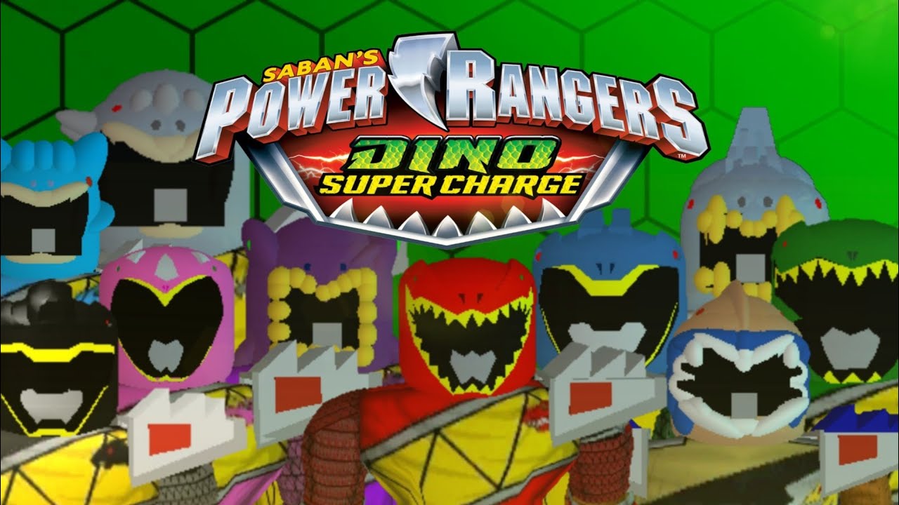 power rangers dino super charge opening in Roblox - YouTube