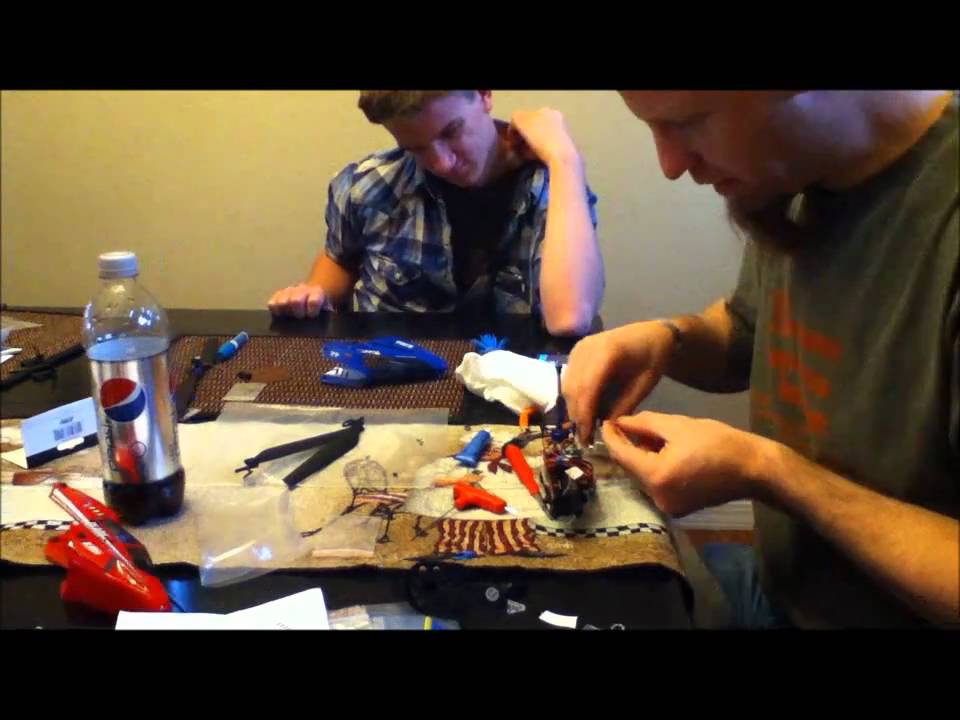 Re-assembly of the E-flite Blade CX2. - YouTube