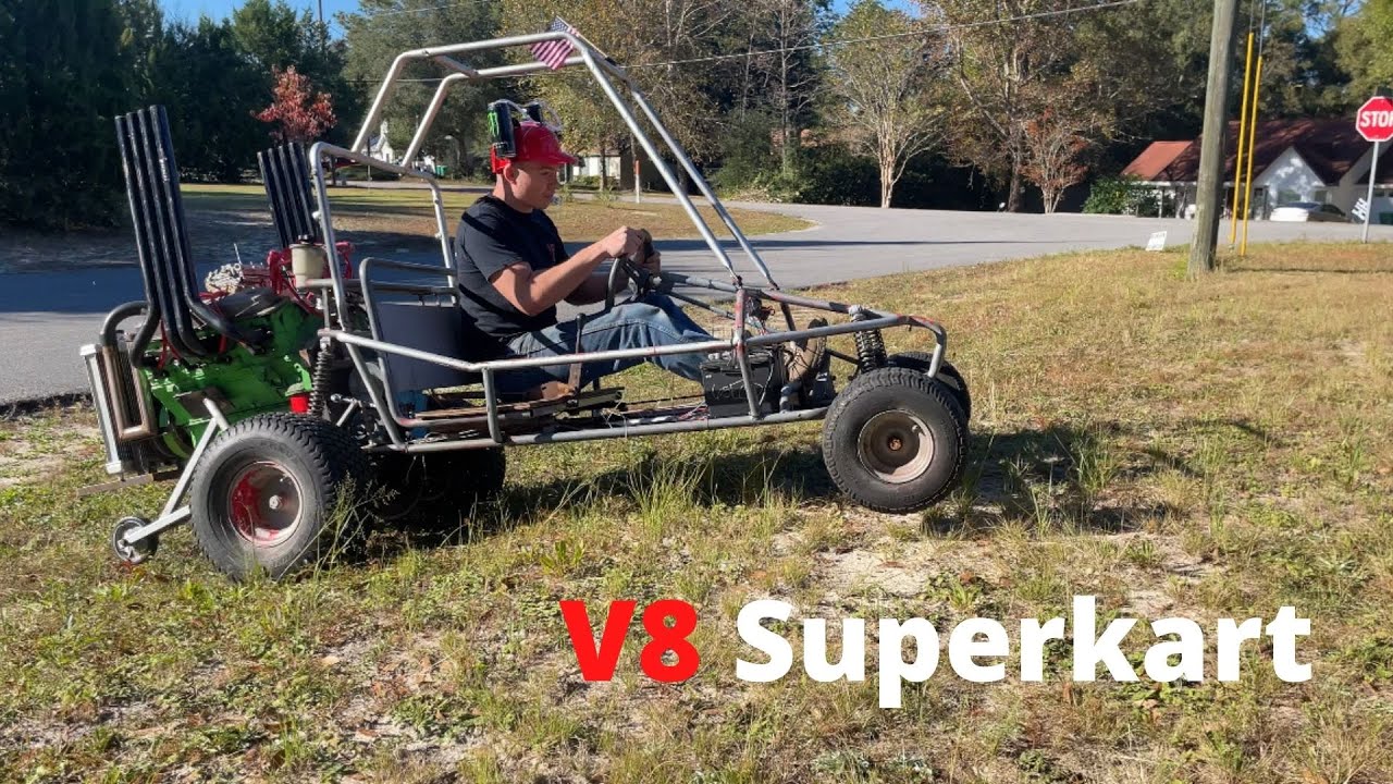 FLORIDA MAN V8 SWAPS GOKART - YouTube