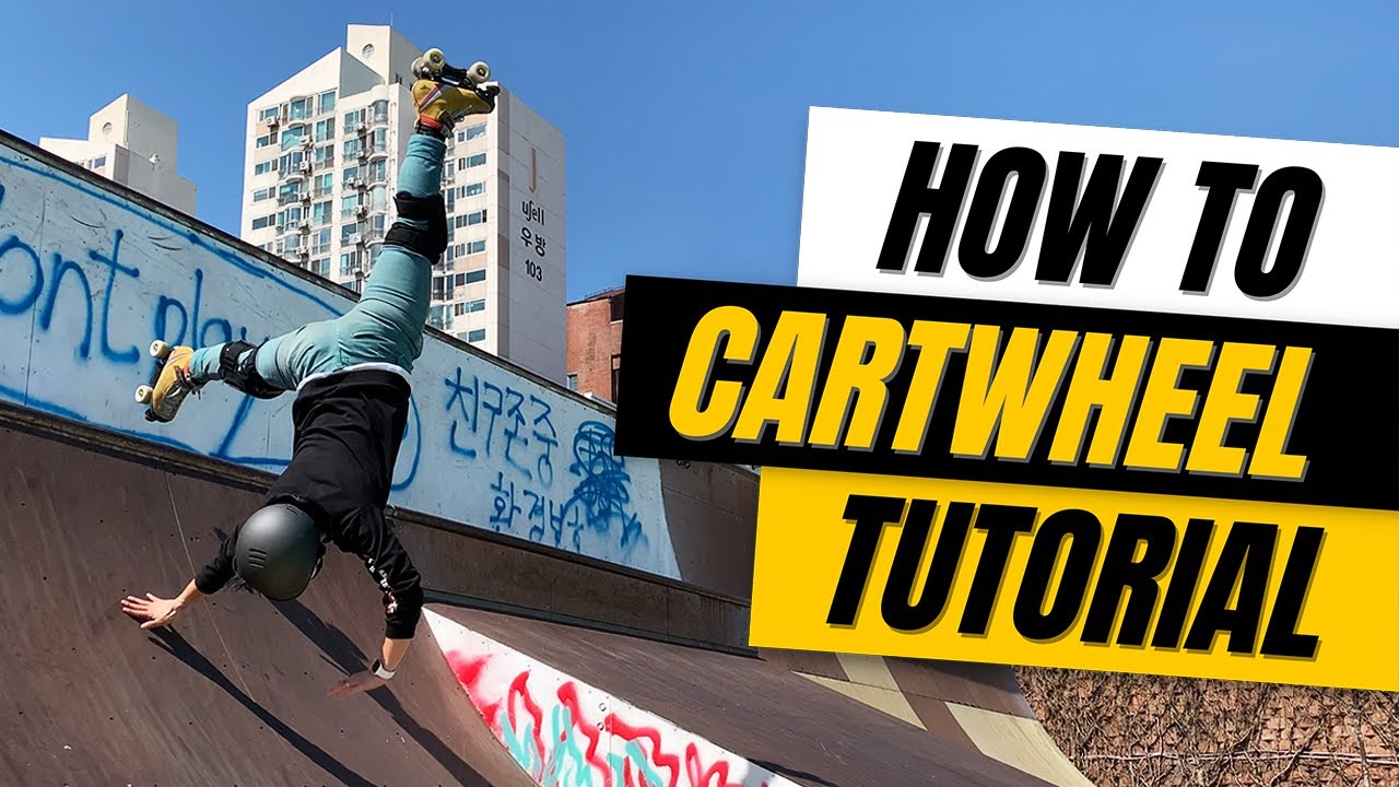 How to Fakie Cartwheel on a Ramp in Roller Skates | Trick Tutorial ...