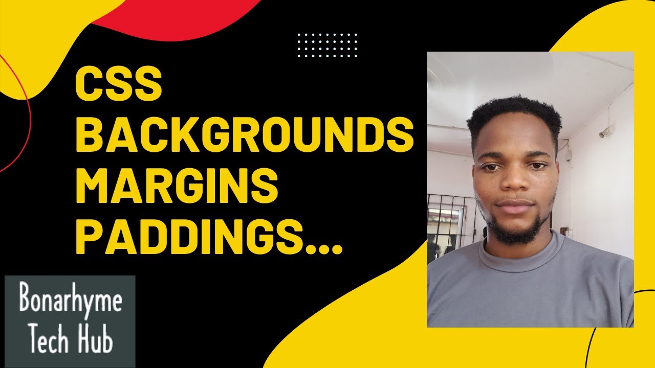 CSS background, margins, paddings, height and width - YouTube