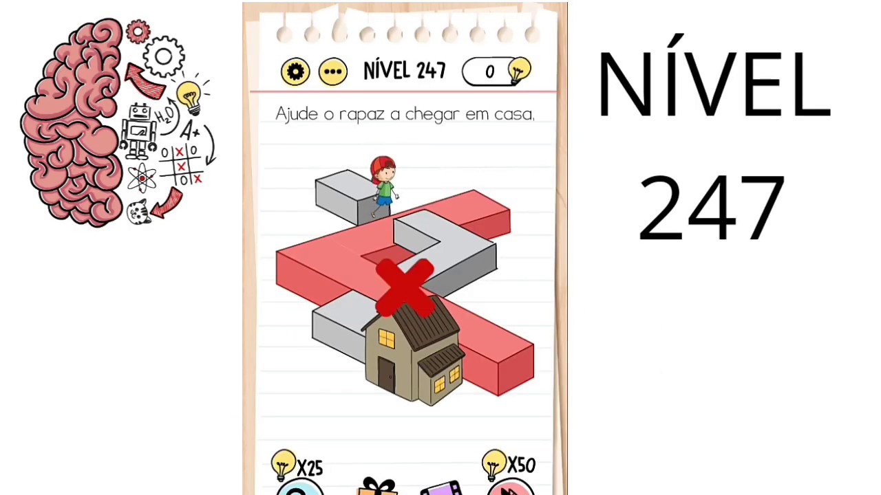 Brain test nível 247 em portugues - YouTube