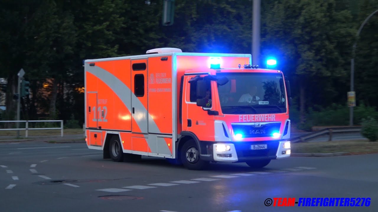 6x STEMO + ELW B-Dienst 3618 BF Berlin FW 3600 Charlottenburg Nord ...