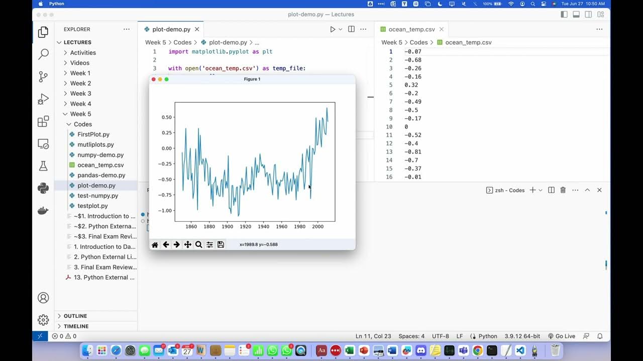 80. External Libraries - Matplotlib (Demo) - YouTube