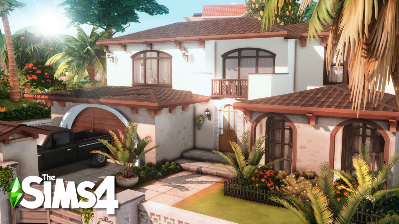 The Sims 4 - Realistic Comfortable Family Home - Speed Build (NoCC ...