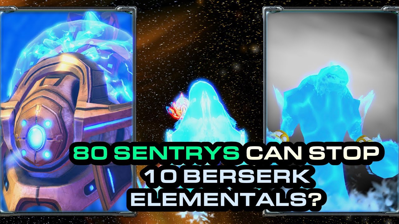 80 Sentries vs 10 Berserk Elementals - QUICK BATTLE! #warcraft # ...