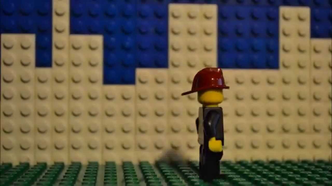 LEGO Minifigure Walking - YouTube