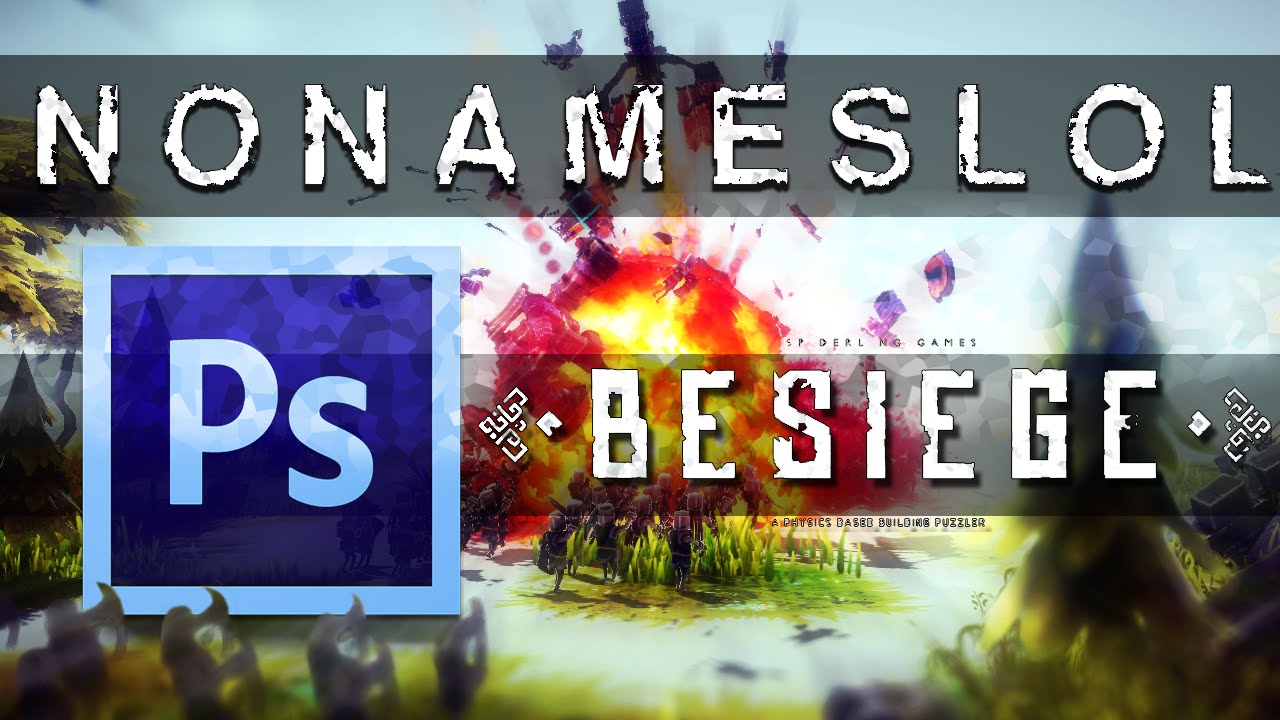 Photoshop Tutorial : Besiege LOGO Design!! - YouTube