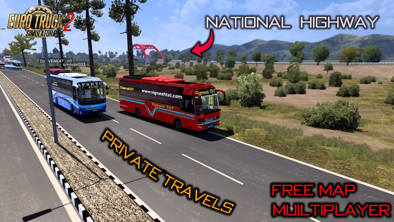 National Highway In Free Map with Prakash Vega Bs4 || Euro Truck ...