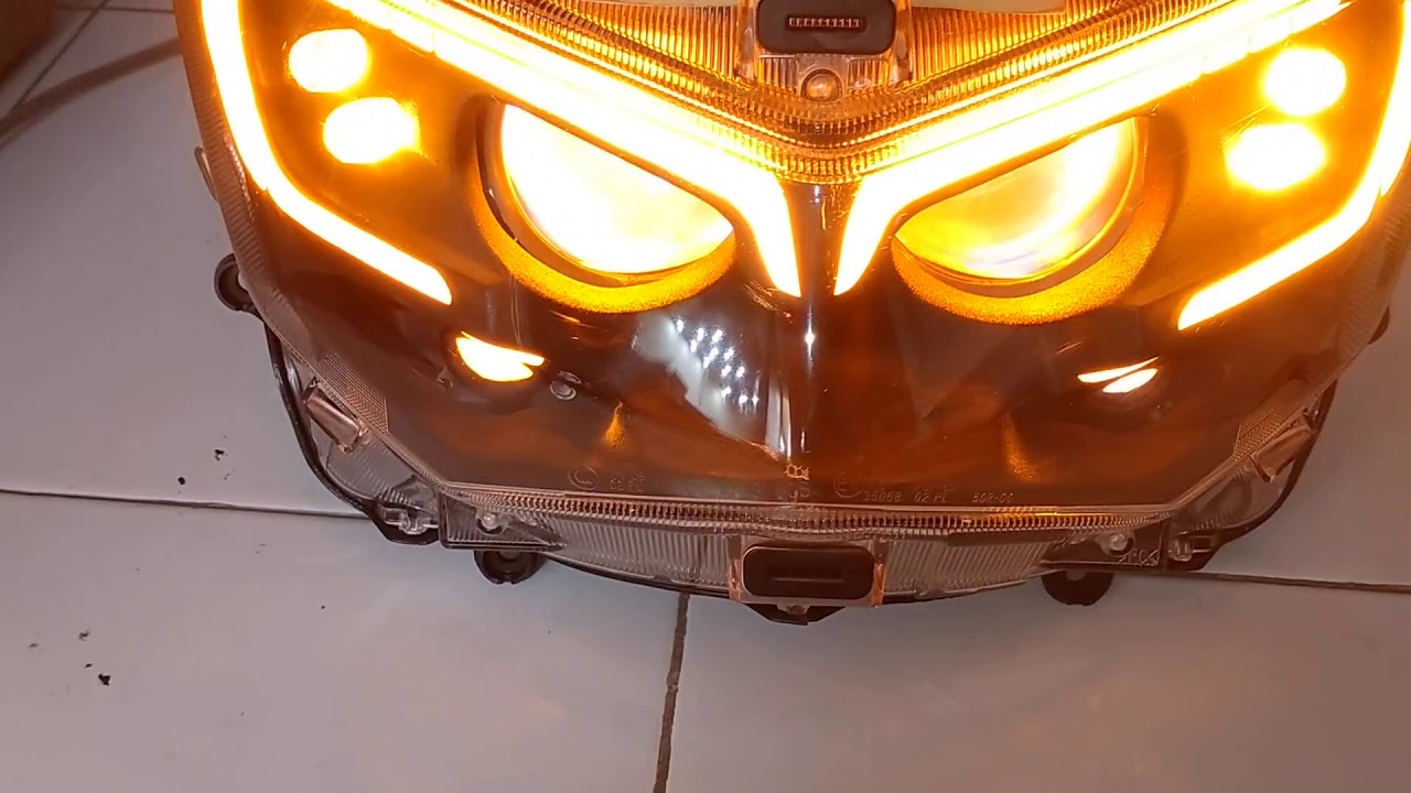 Modif Headlamp All New Nmax 2020 | FULL Spek Penggila Sinar - YouTube