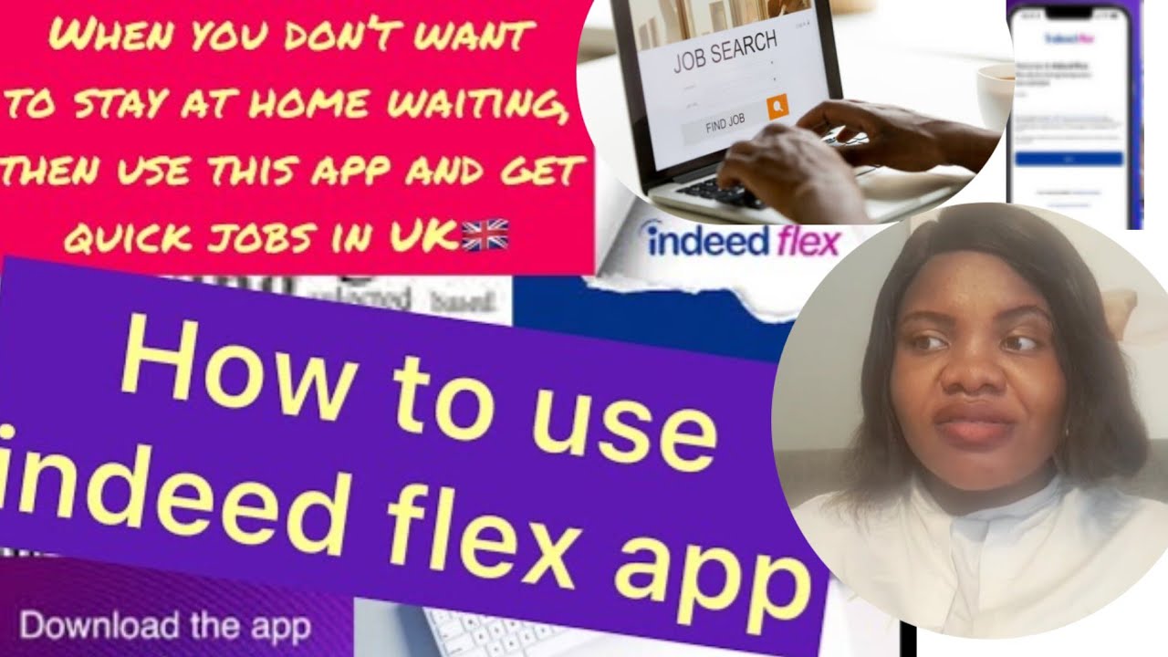 How to use indeed flex app to get instant job in the UK - YouTube