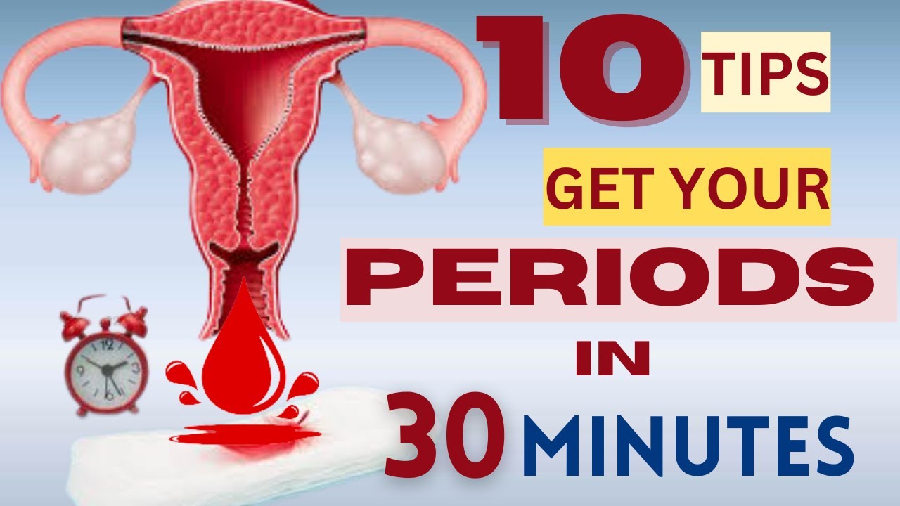 How To Get Your Period INSTANTLY | 10 Natural Home Remedies#health ...