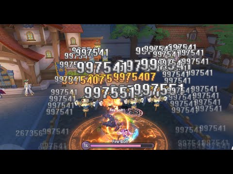 JOB SAGE / SORCERER 2H STAFF BURST DAMAGE || RAGNAROK X NEXT GENERATION ...
