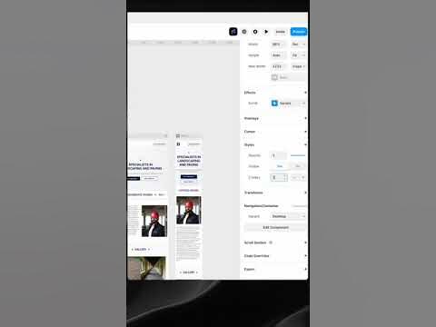 How to create a transforming sticky navigation using Framer scroll variants #Shorts - YouTube