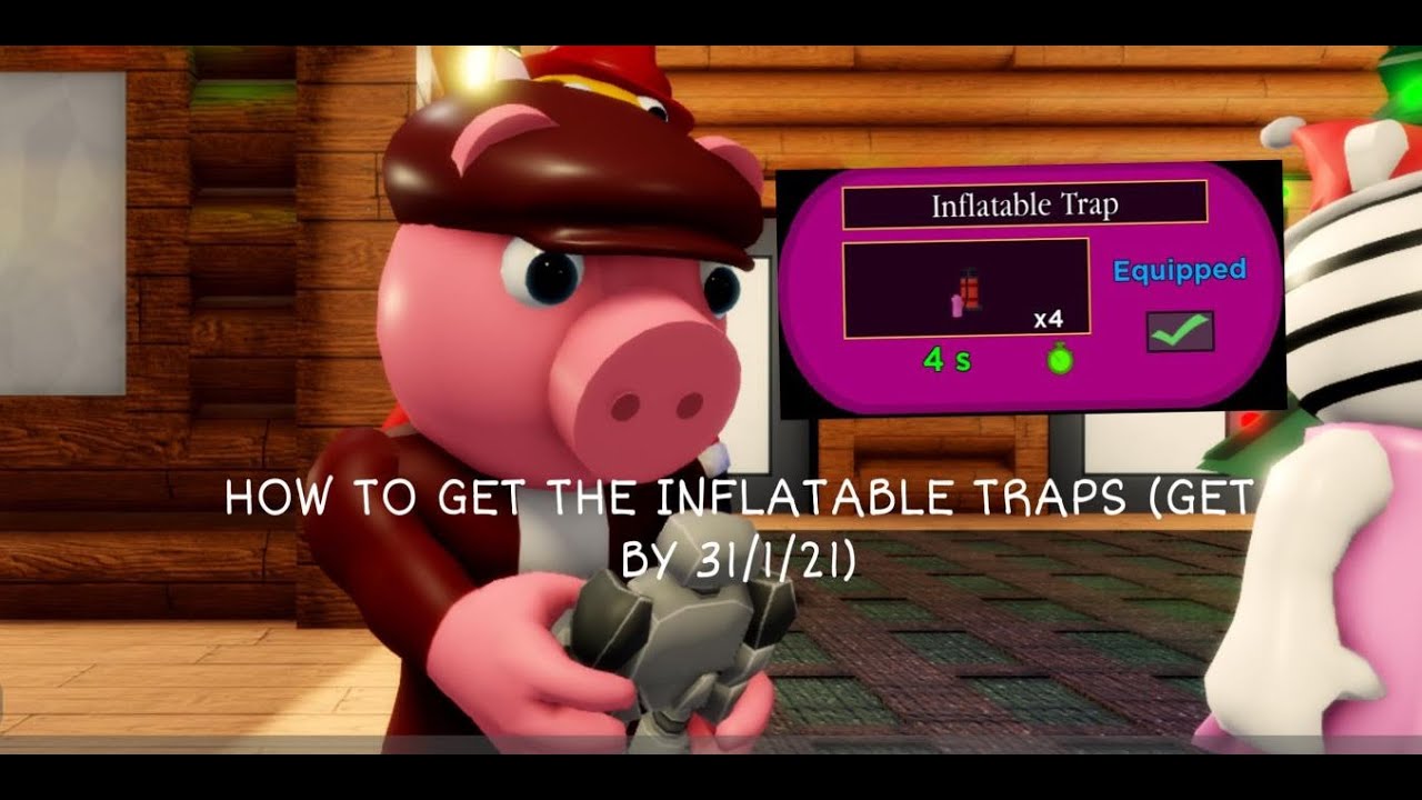*EXPIRED* HOW TO GET NEW TRAP IN PIGGY (The Inflatable Trap) (with ...