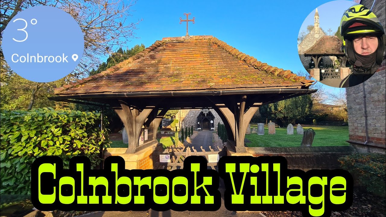 ENTREGANDO EM COLNBROOK VILLAGE INTERIOR DA INGLATERRA (CLOUDES IN ...