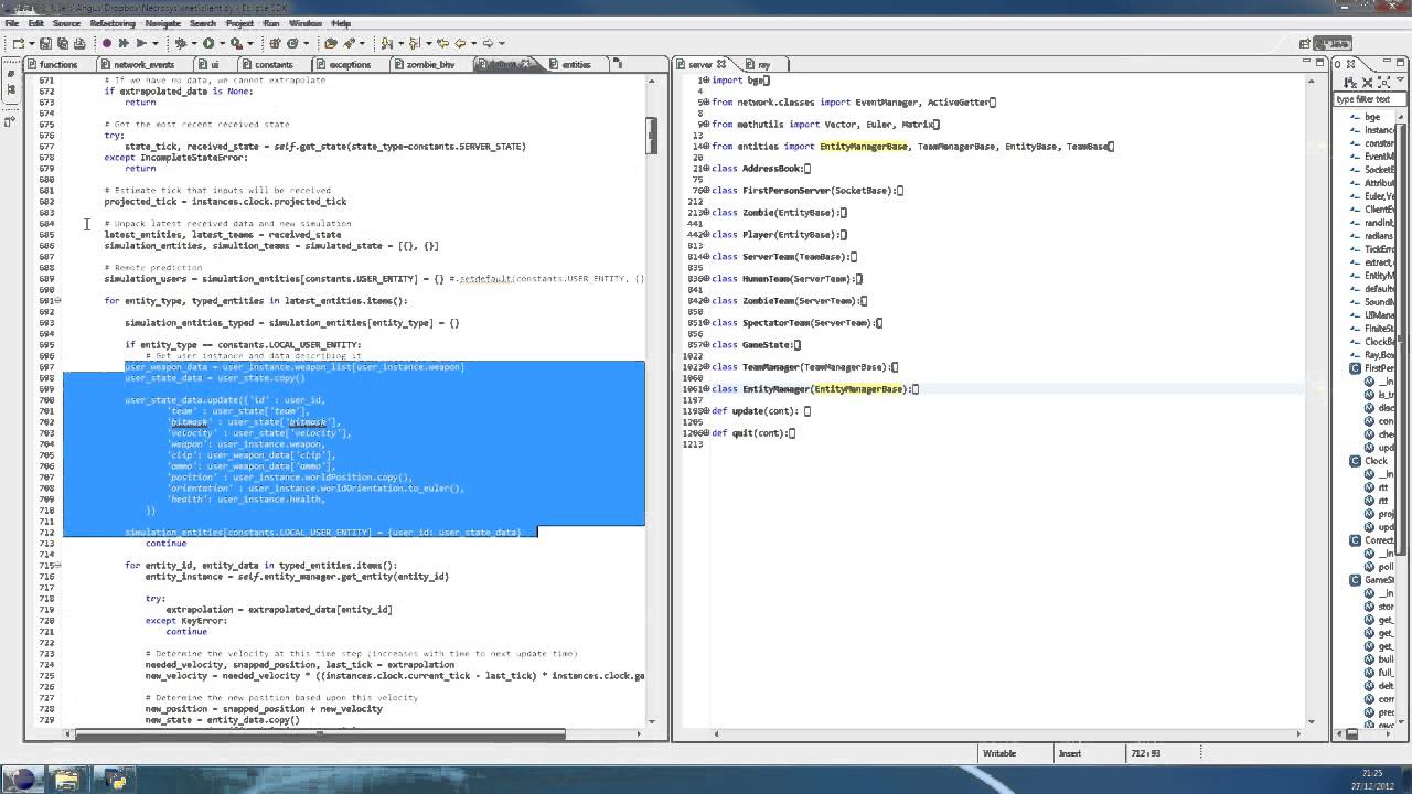 Multiplayer scripting time-lapse - YouTube