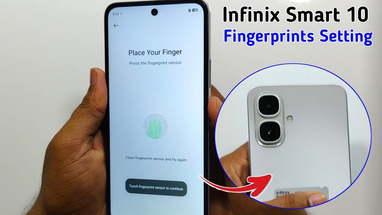 How To Enable Fingerprints On Infinix Smart 10 | Infinix Smart 10 Me ...