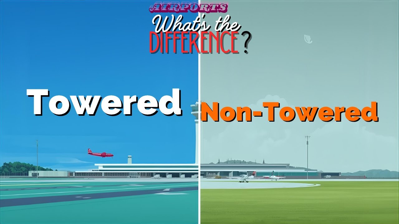 Towered vs. Non-Towered Airports – EXPLAINED! - YouTube