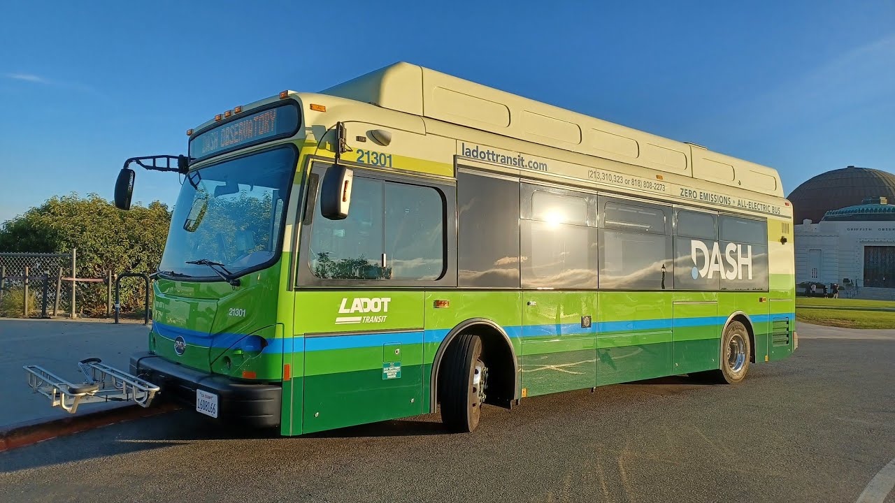 LADOT Transit 2021 BYD Auto K7M #21301 - YouTube