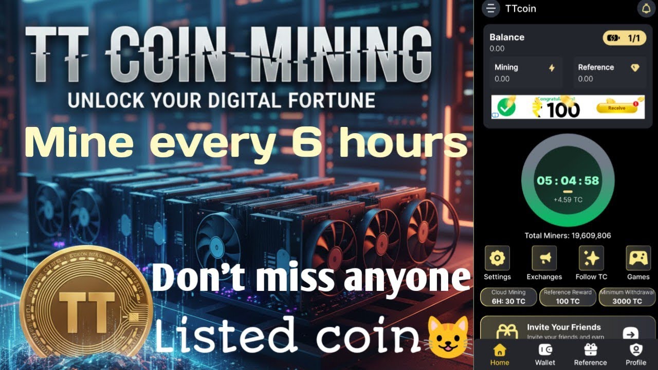 TT coin network||Free crypto project #TT #tc #ttcoin #ttcoinmining #tsc ...