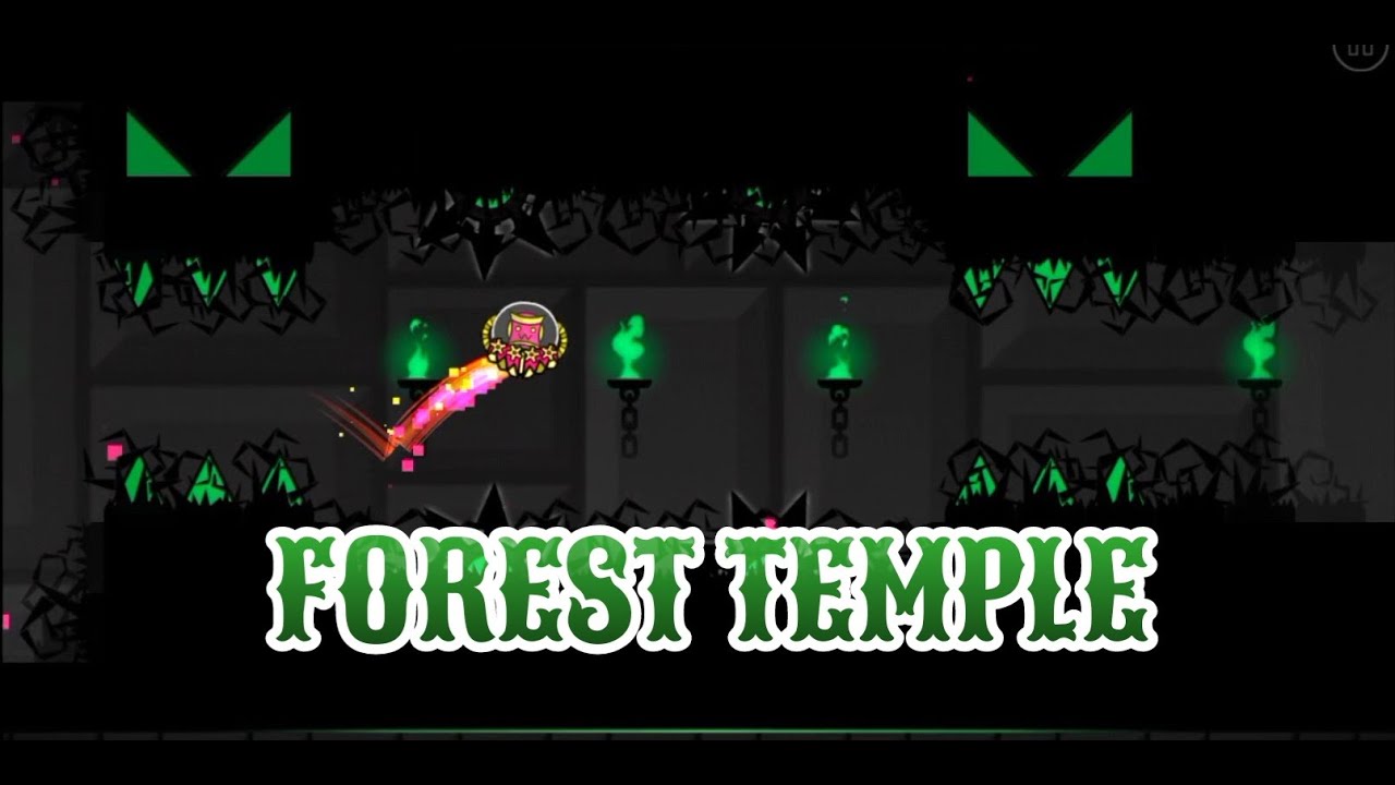 "Forest Temple" (100%) by Michigun | Geometry Dash - YouTube