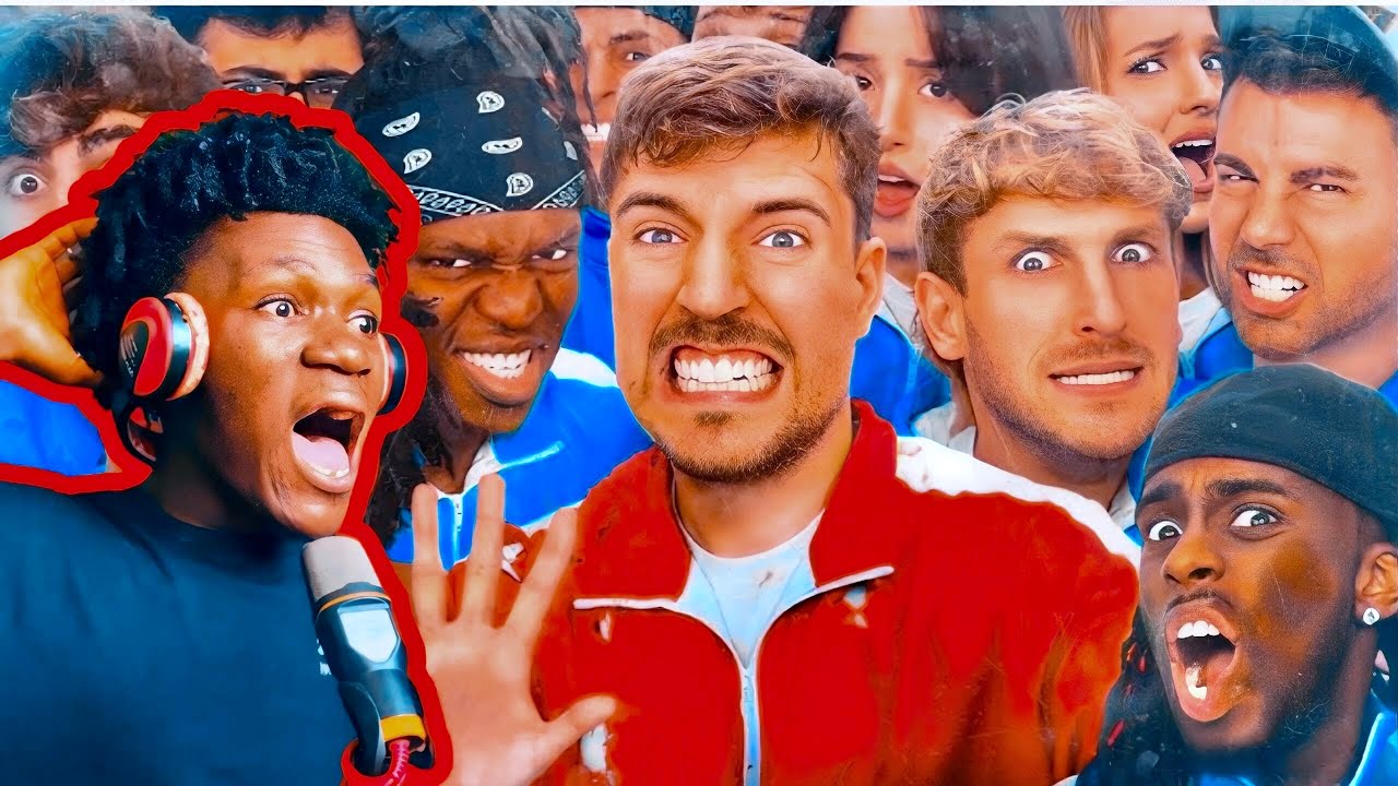 Nana Bee Reacts To Mr Beast 50 YouTubers Fight For $1,000,000 - YouTube