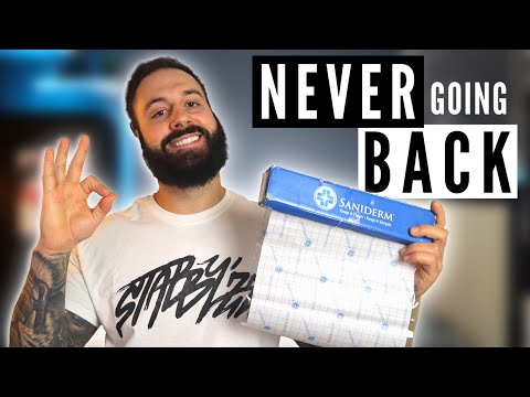 Is SANIDERM the BEST PRODUCT to use on a NEW TATTOO? | Full 7 day Review