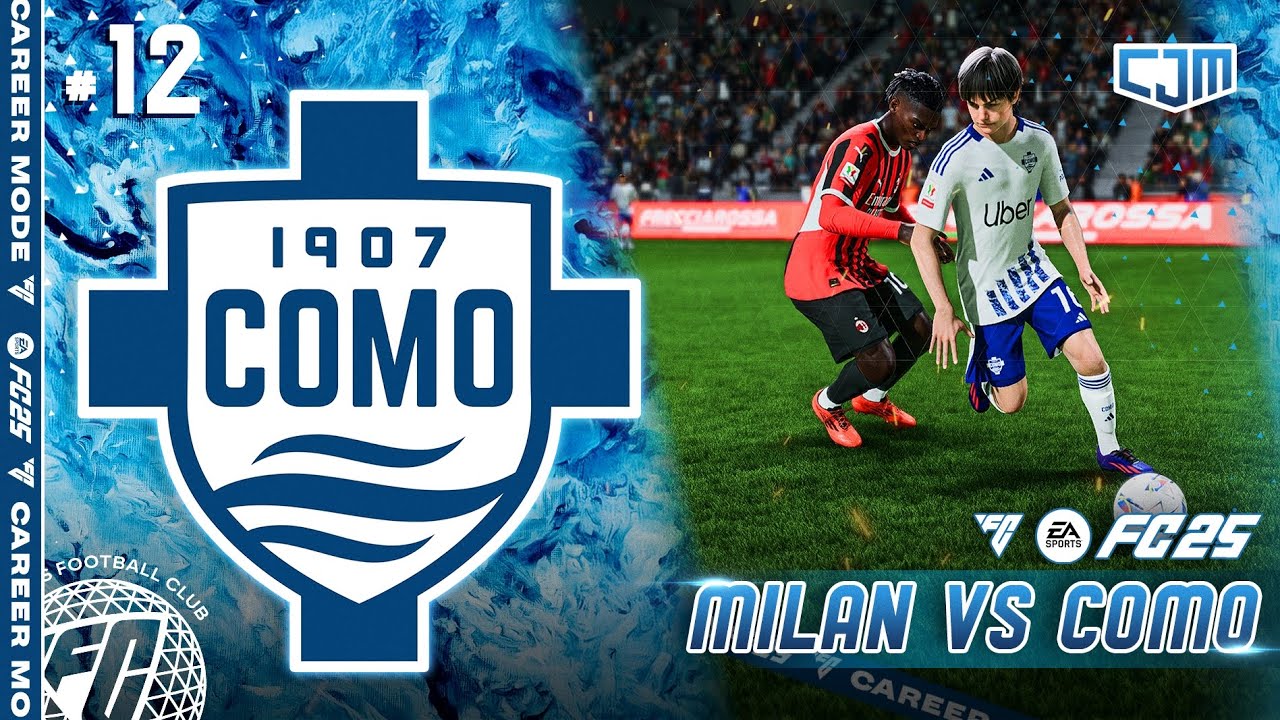 FC 25 Como Career Mode | AC Milan vs Como! Round of 16 Coppa Italia #12 ...