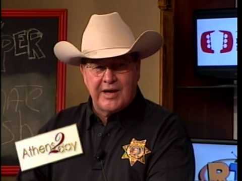 Mayor Ronnie Marks, Sheriff Mike Blakely, Jamie Cooper, Gloria Cooper ...