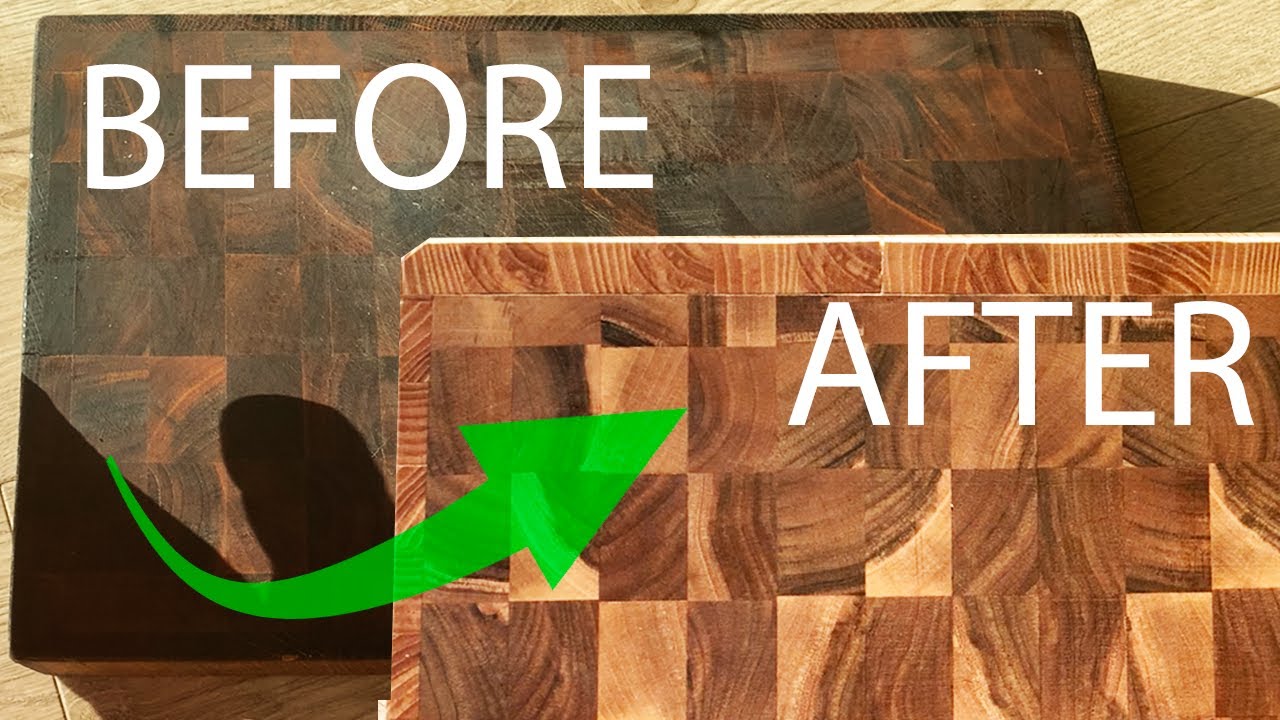 Kitchen Cutting Board Renovation - YouTube