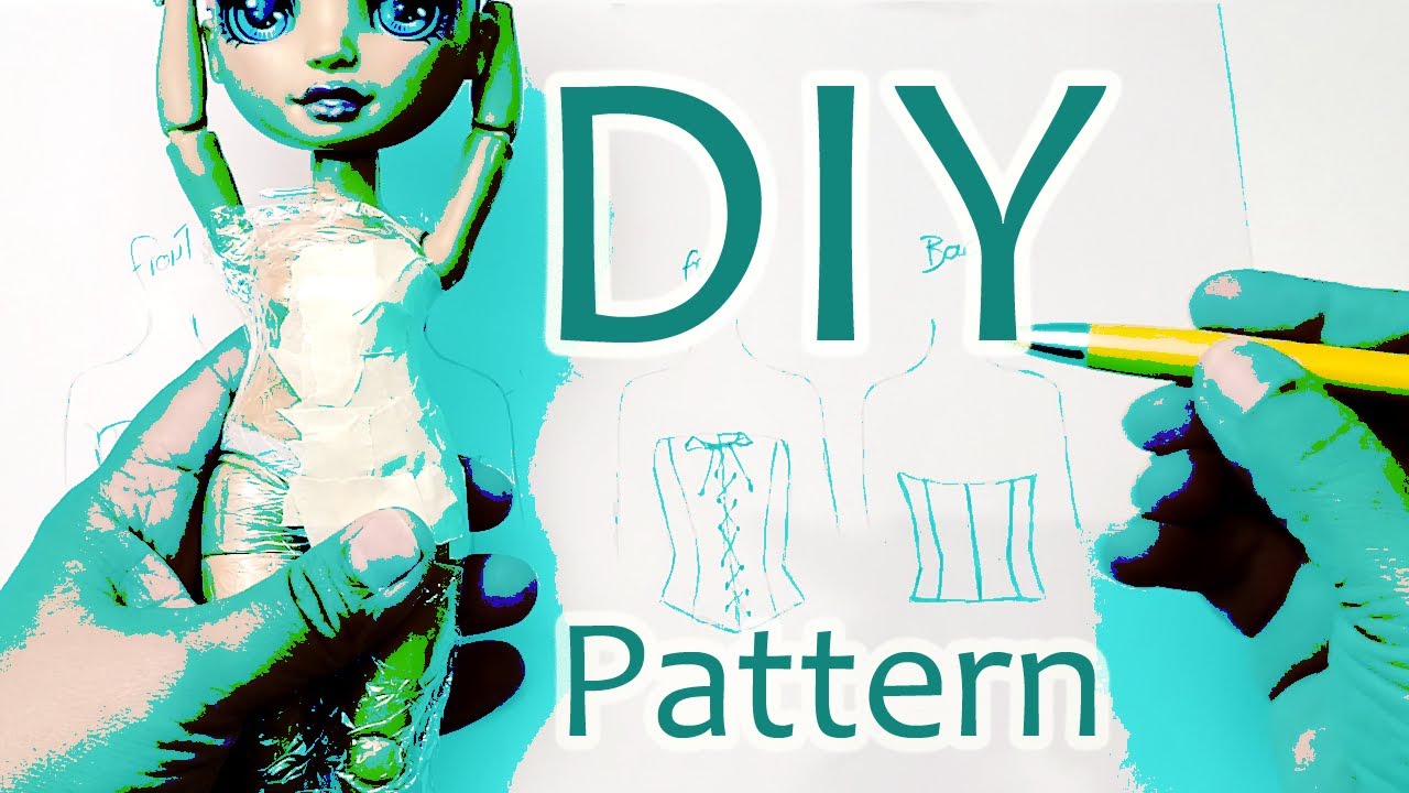 DIY A Doll Corset Pattern For Rainbow High Dolls! 4 Different Designs ...