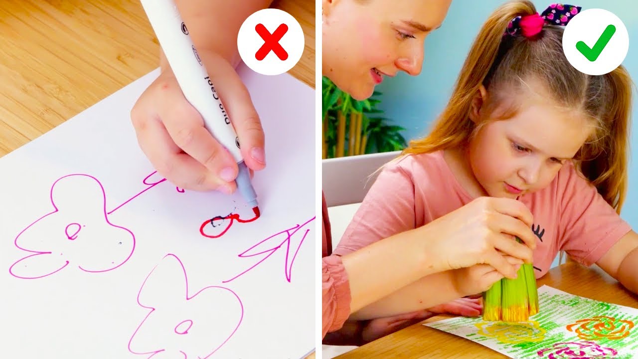 Drawing tricks for Creative Parents and their Kids - YouTube