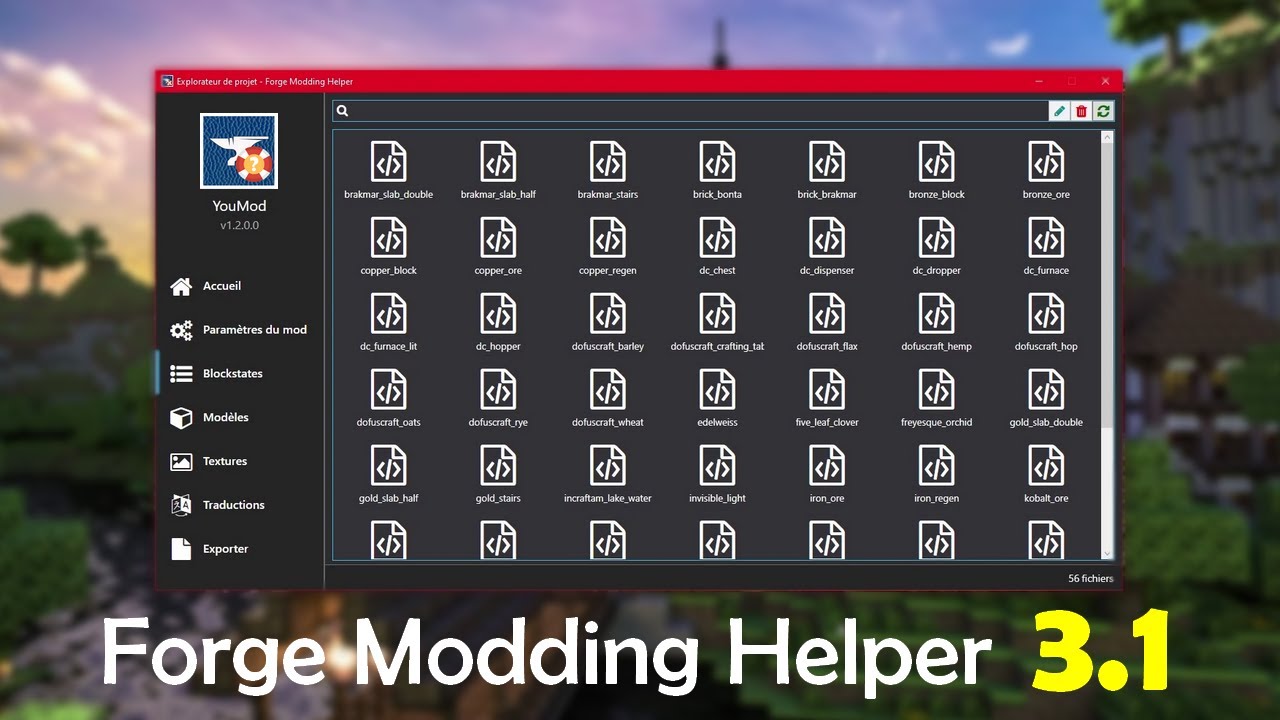 Quoi de neuf dans Forge Modding Helper 3.1 ? - YouTube