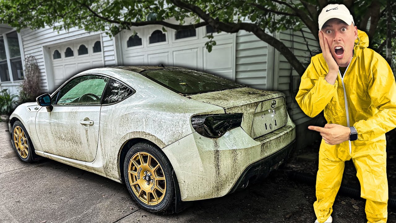 First Wash & Drive in Years: ABANDONED Scion FRS! | Car Detailing ...