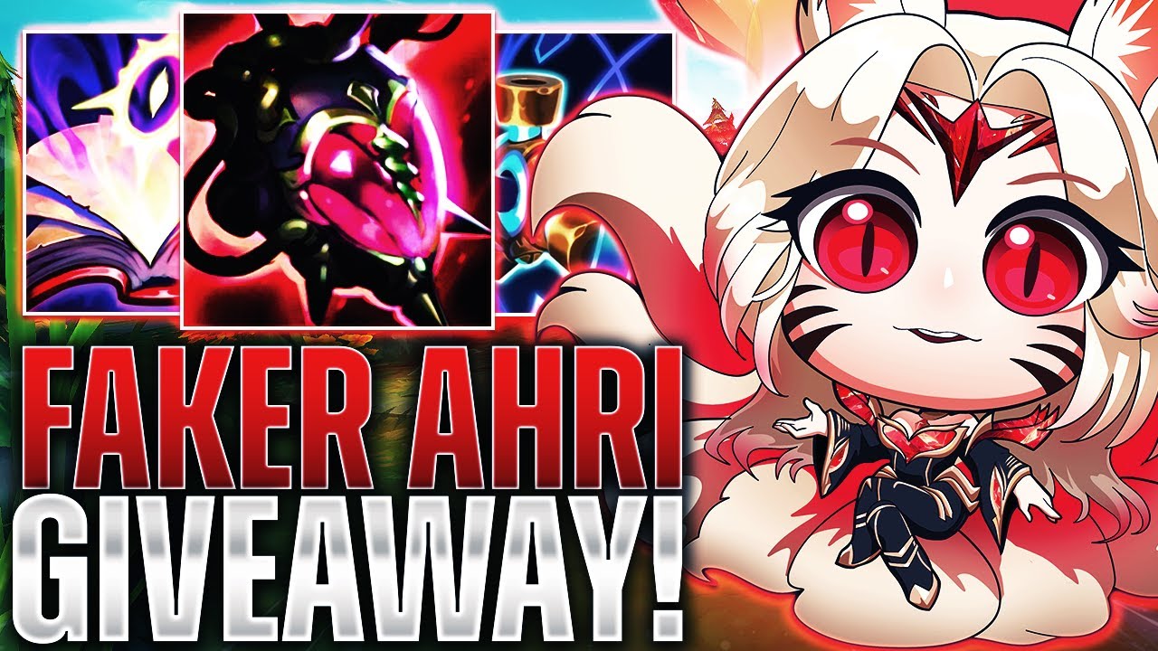 $500 Faker Ahri Skin Giveaway?! | This *NEW* skin is AMAZING?! - YouTube