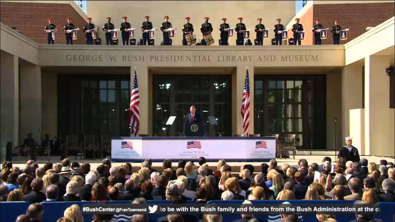 Part 1/7: George W. Bush Presidential Library Dedication Full Program ...