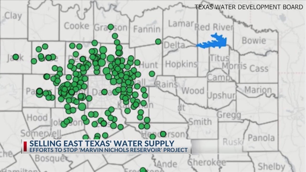 Selling East Texas Water: Reps file bill to stop Marvin Nichols ...