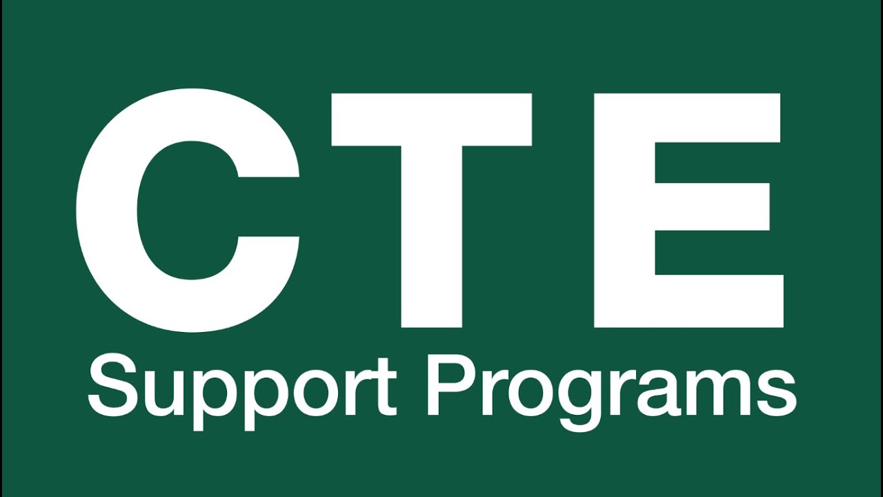 Career and Technical Education Support Programs - YouTube