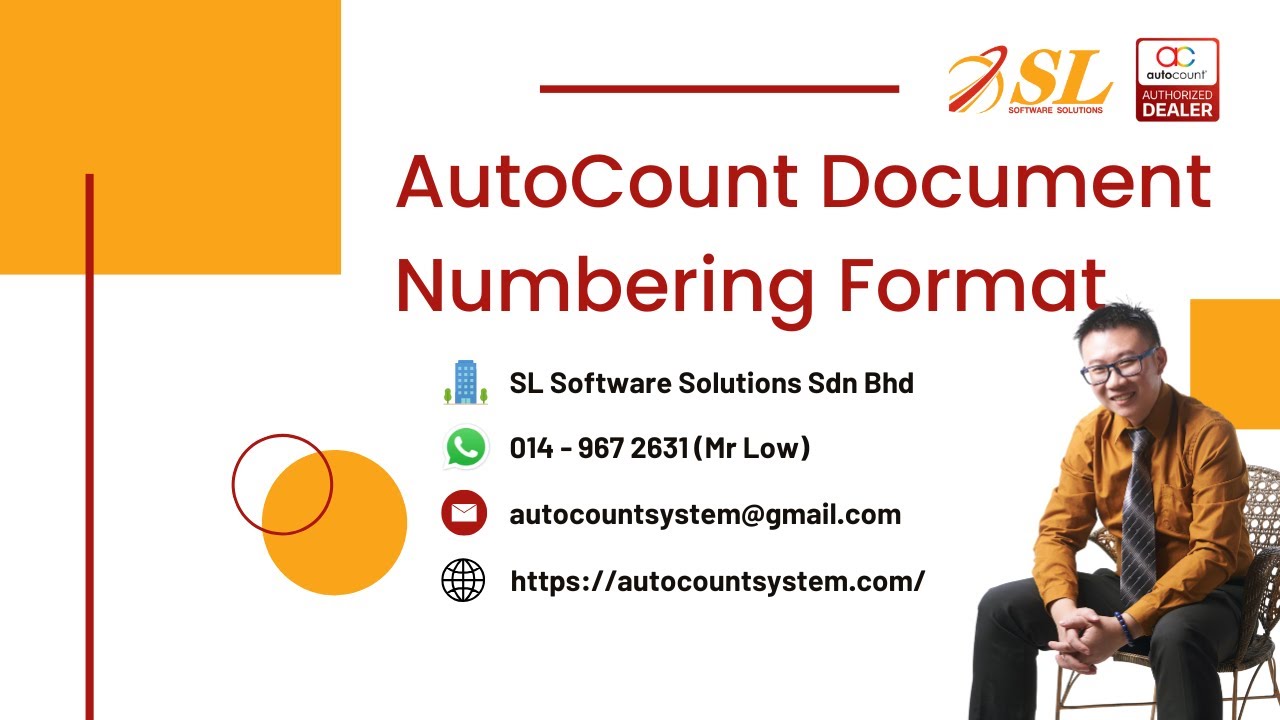 AutoCount Document Numbering Format (单据编号格式) 设置 | 自动化编号、按部门/用户分配编号(CN ...