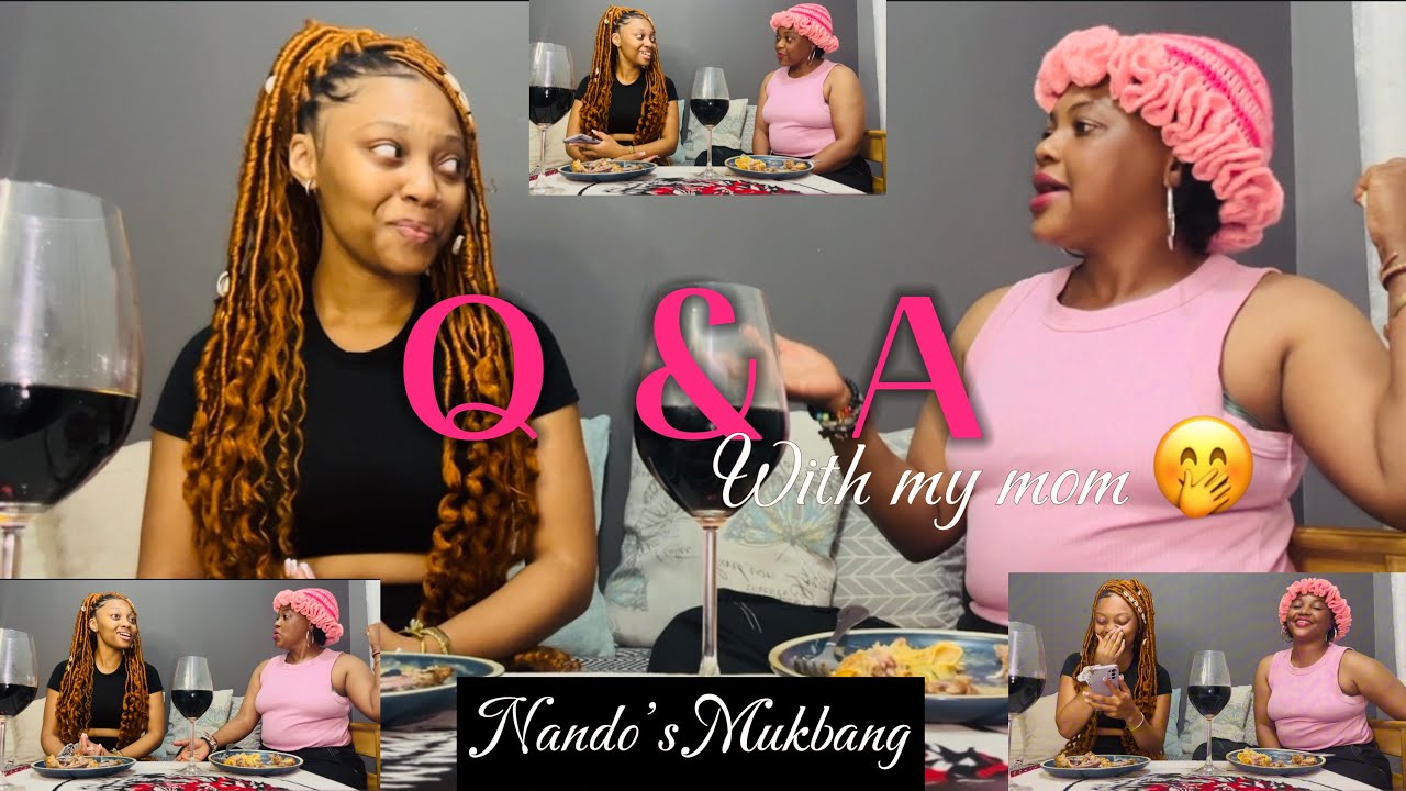 Q & A with my mom : Nando’s Mukbang - YouTube