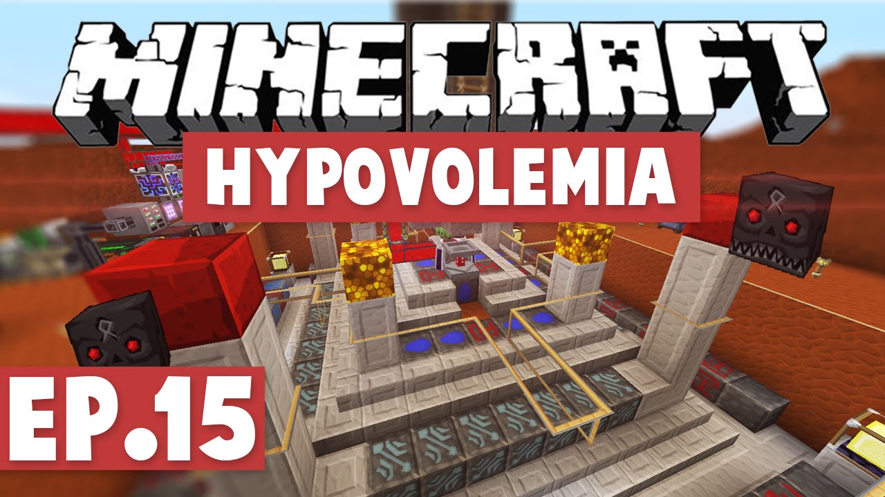 Minecraft Hypovolemia - WITHER SKELETON SKULLS & LAVA FABRICATION! #15 ...