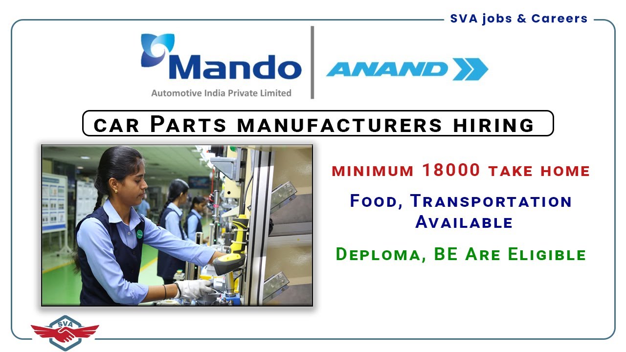 Today's Latest MNC Job Updates Chennai | HL Mando Anand India Pvt Ltd ...