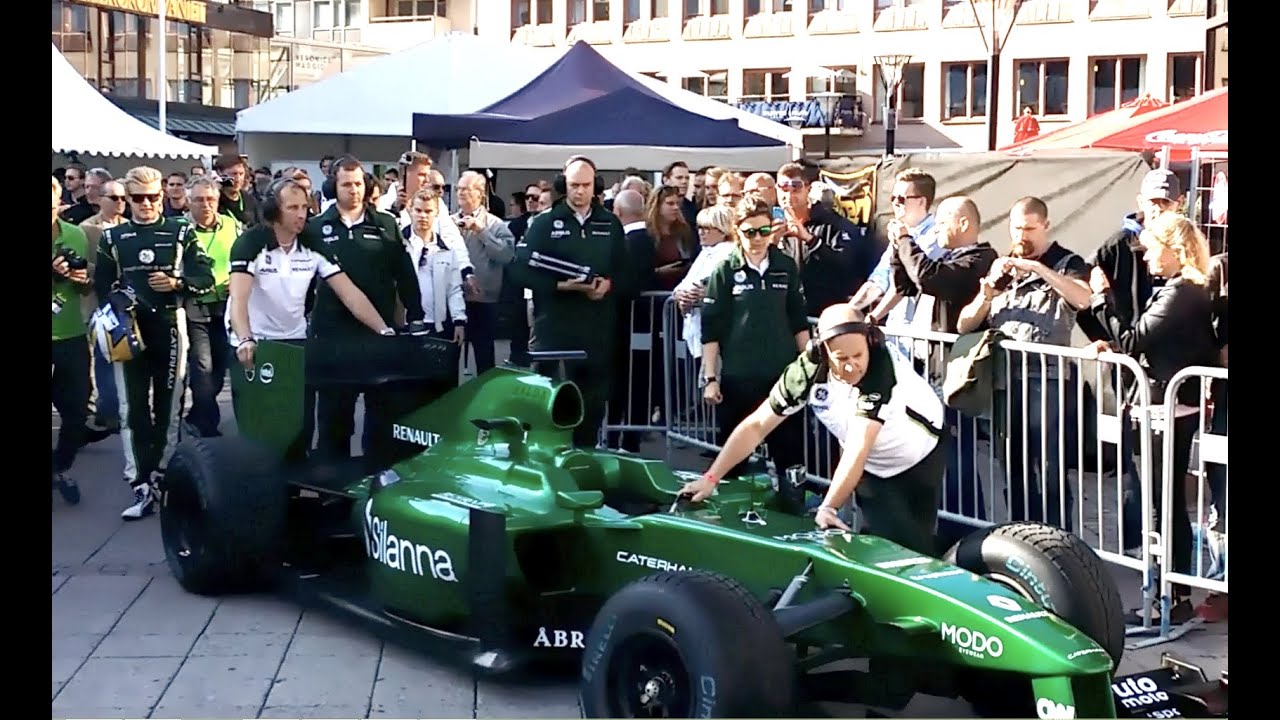 Marcus Ericsson & Caterham F1 in Örebro, Sweden, 2014 - YouTube