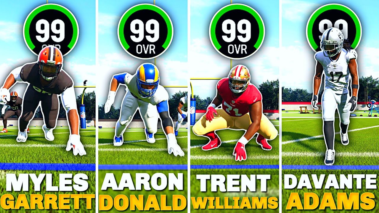 Scoring a 99 Yard Touchdown with Every 99 Overall in Madden 23.. - YouTube